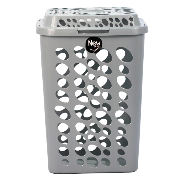 CESTO TELADO RETANGULAR 50LTS New Plastic